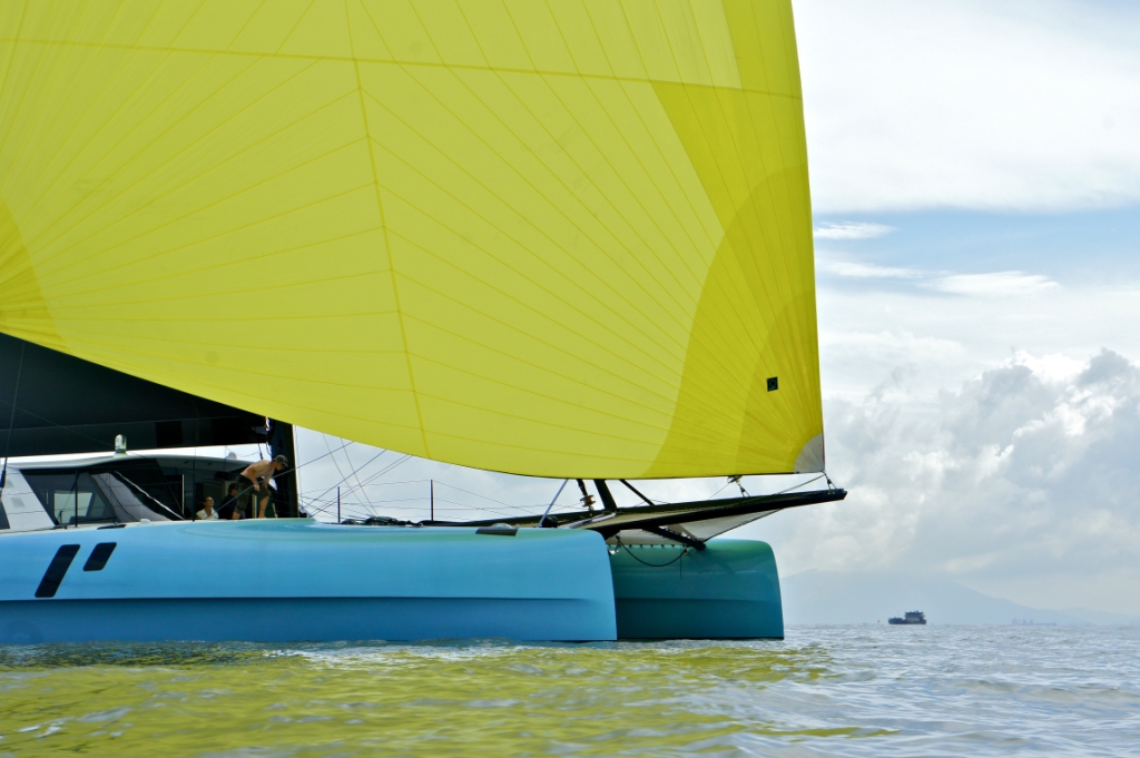 First Pictures of October '12 - MOONWAVE - Gunboat 60 Catamaran