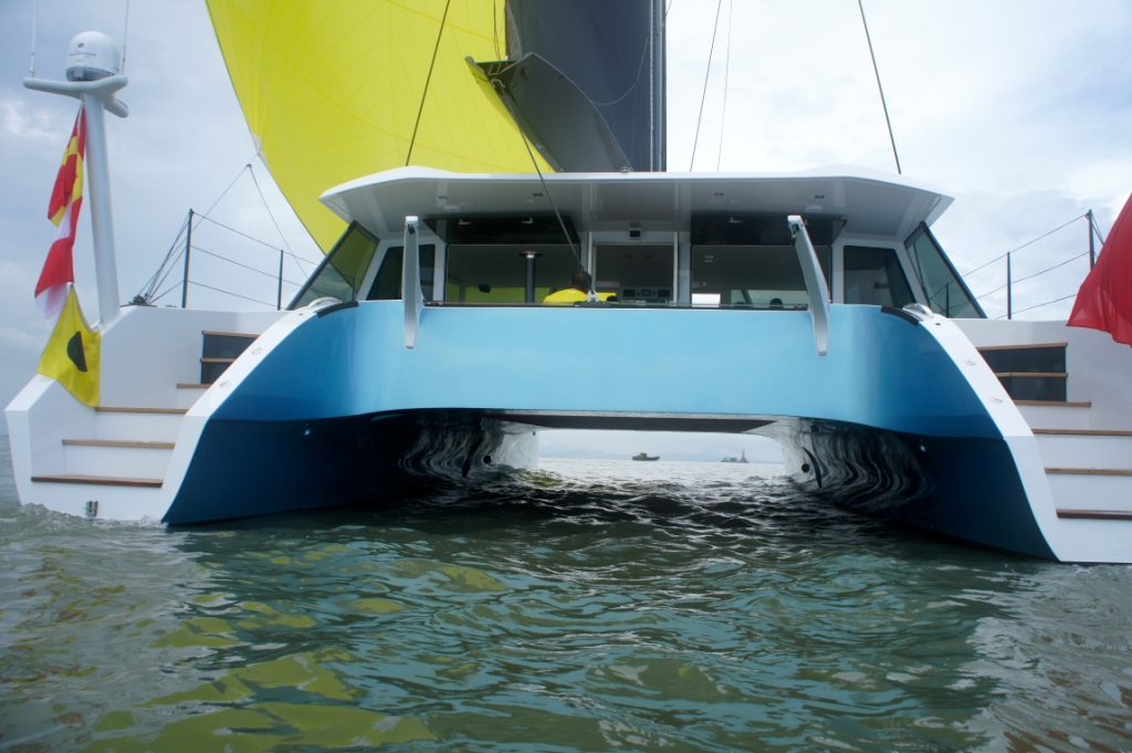 First Pictures of October '12 - MOONWAVE - Gunboat 60 Catamaran