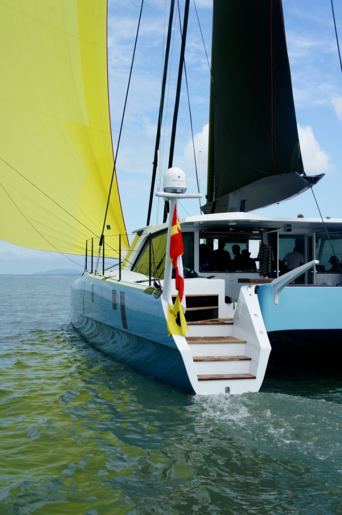 First Pictures of October '12 - MOONWAVE - Gunboat 60 Catamaran