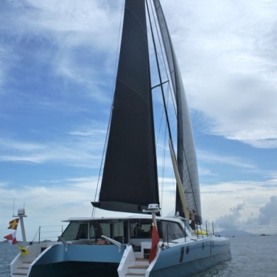 First Pictures of October '12 - MOONWAVE - Gunboat 60 Catamaran