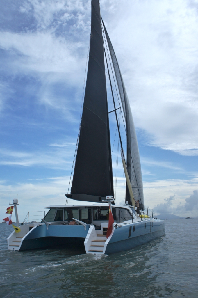 First Pictures of October '12 - MOONWAVE - Gunboat 60 Catamaran